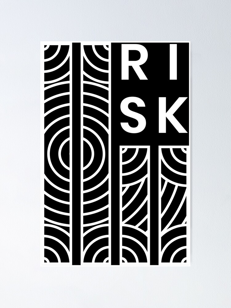 "Aesthetic Shape of Risk" Poster by ezralfredo | Redbubble