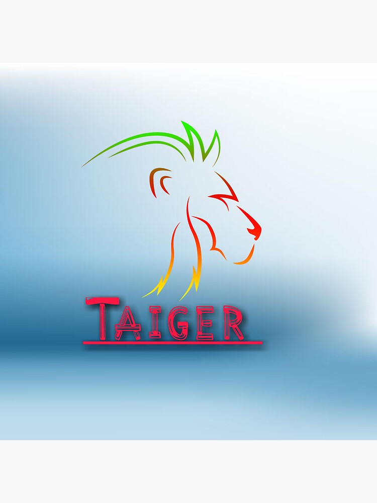 "taiger design for Redbuble " Sticker for Sale by Akash9911 | Redbubble