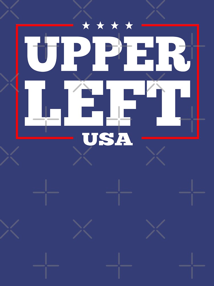 "Upper Left USA" T-shirt by FanaticTee | Redbubble