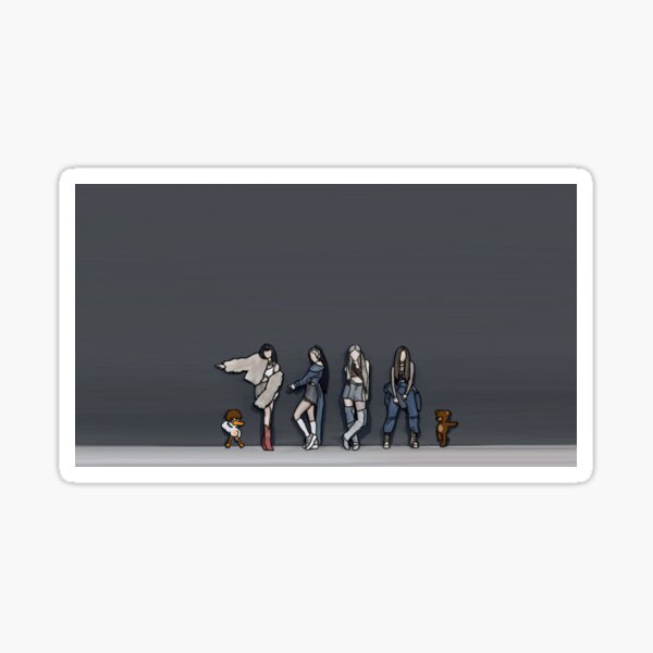 "BlackPink - How You Like That" Sticker for Sale by BearQuack | Redbubble