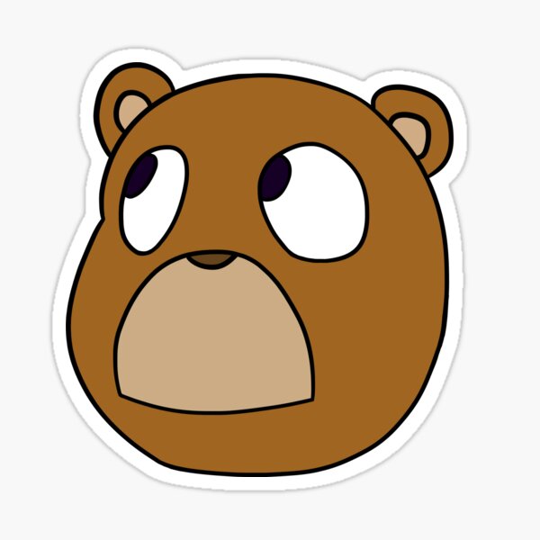 "Dropout Bear" Sticker for Sale by PLUCC | Redbubble