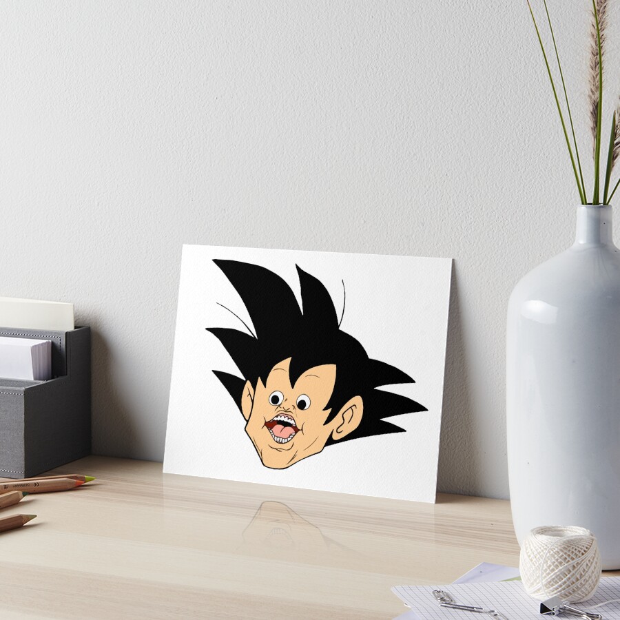 "Goku Meme Face Reaction" Art Board Print for Sale by Spider-Mayne ...