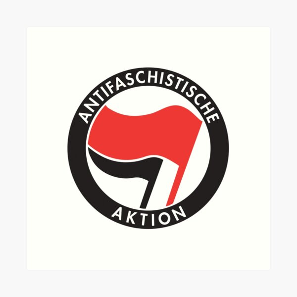 "Large Antifa Logo" Art Print by justaNBAfan2 | Redbubble