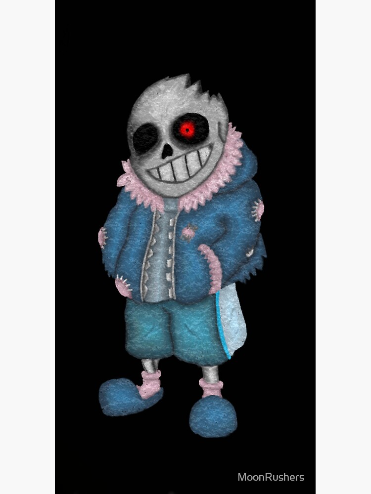 "Horror Sans Bitty" Sticker for Sale by MoonRushers | Redbubble