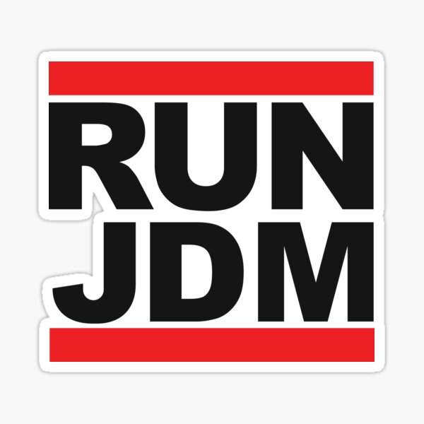 "Run JDM" Sticker for Sale by ozumdesigns | Redbubble