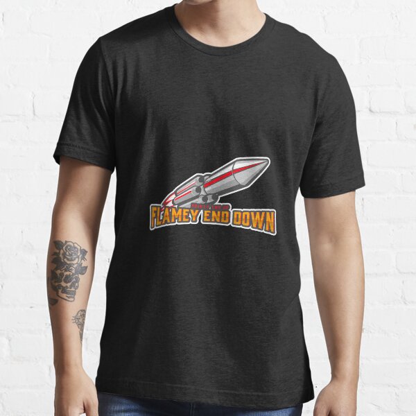 "Pointy end up" T-shirt by SpaceNerdStore | Redbubble | flamey end down ...