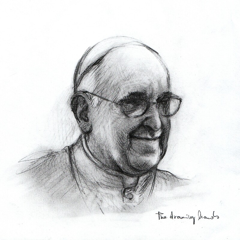 "Pope Francis" by thedrawinghands | Redbubble