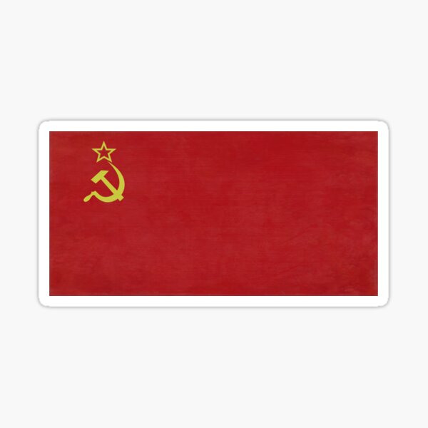 "USSR Flag" Sticker for Sale by LMontgomery | Redbubble