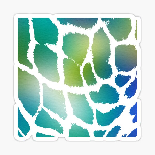 "Blue and Green Skin" Sticker for Sale by ShirtMeTomorrow | Redbubble