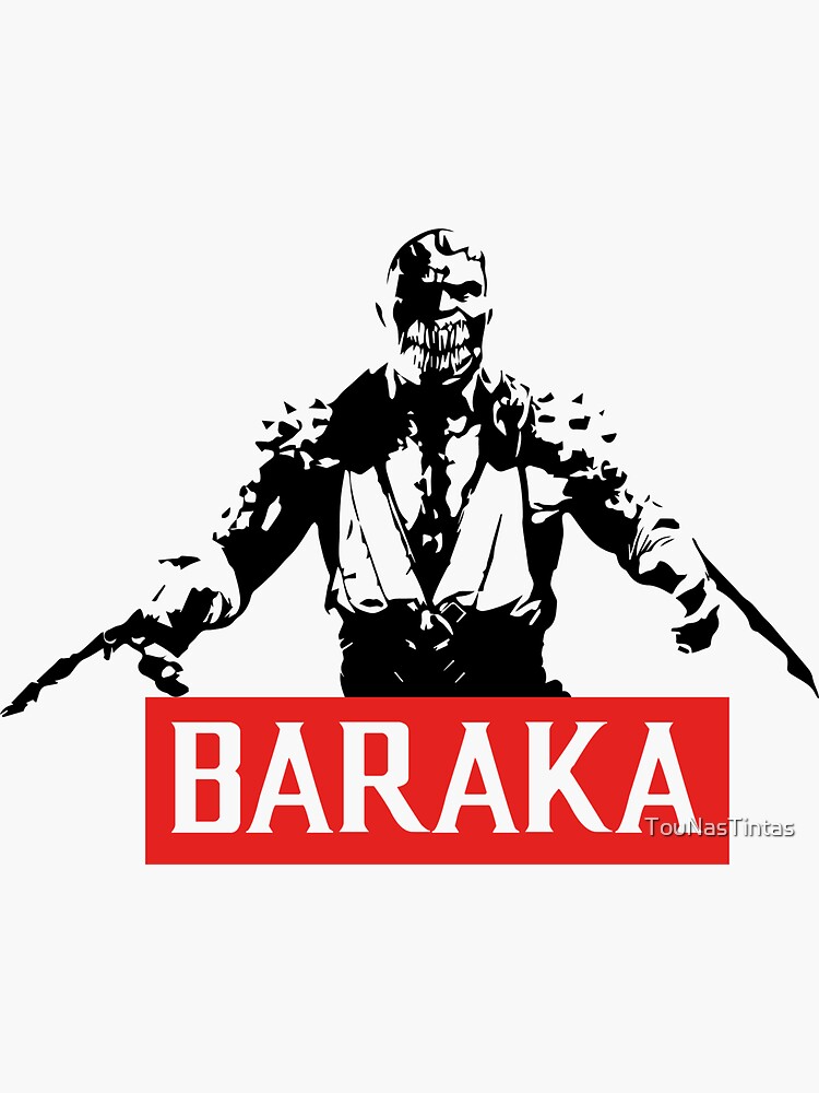 "Baraka" Sticker by TouNasTintas | Redbubble
