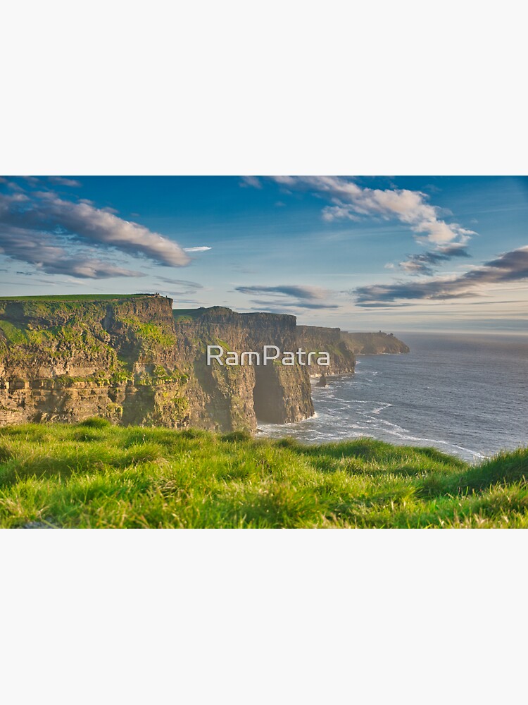 "Cliffs of Moher in Ireland" Sticker for Sale by RamPatra | Redbubble