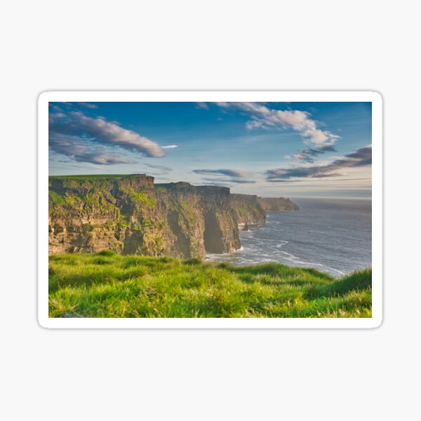 "Cliffs of Moher in Ireland" Sticker for Sale by RamPatra | Redbubble