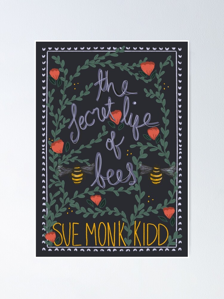 "The Secret Life of Bees Book Illustration " Poster for Sale by ...
