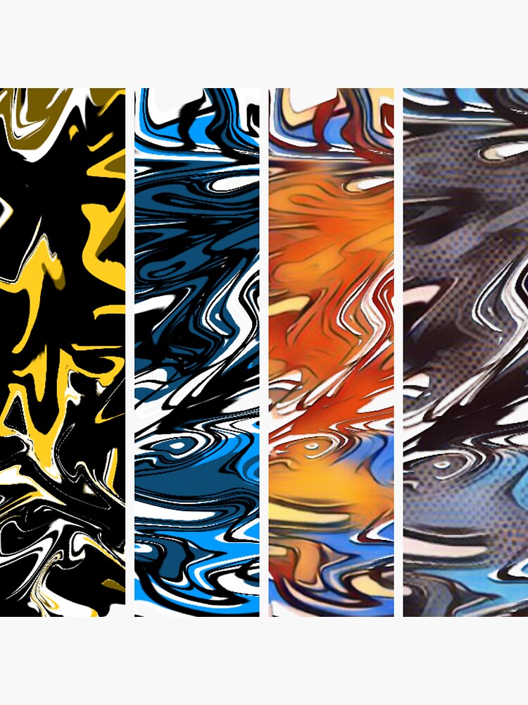 " Marble Comic" Sticker by LittleFluff545 | Redbubble