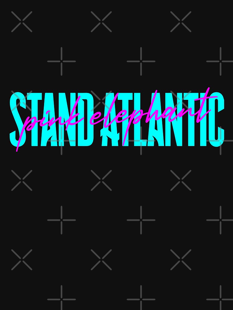 "Stand Atlantic Pink Elephant - Blue " T-shirt for Sale by Jackbradley ...