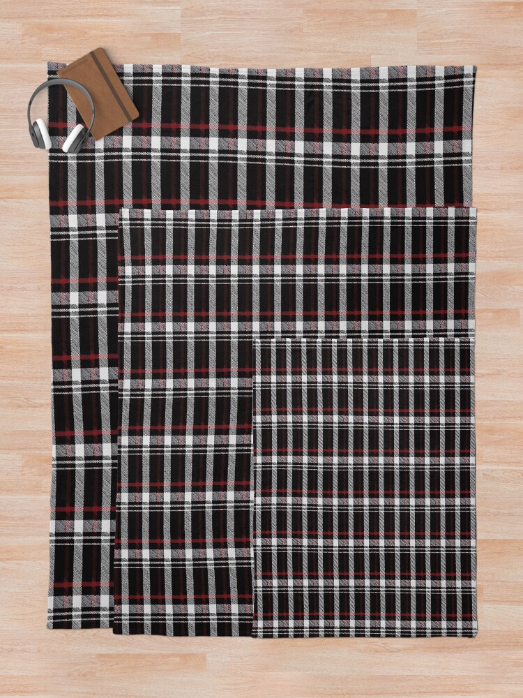 "Clark Tartan Euro Plaid Seat Pattern" Throw Blanket by MaverickMoto ...