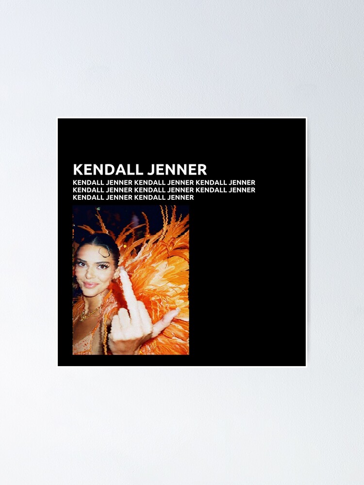 "kendall jenner streetwear" Poster by simplesleekwear | Redbubble