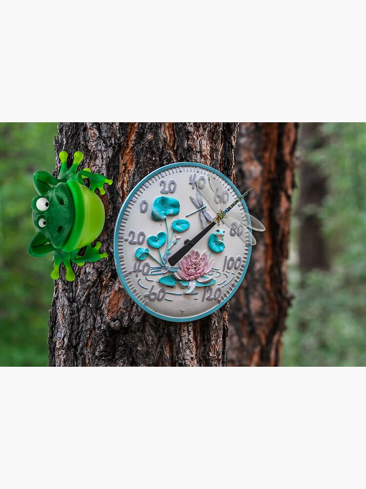 "68 Degrees" Sticker by BigRedCurlyGuy | Redbubble