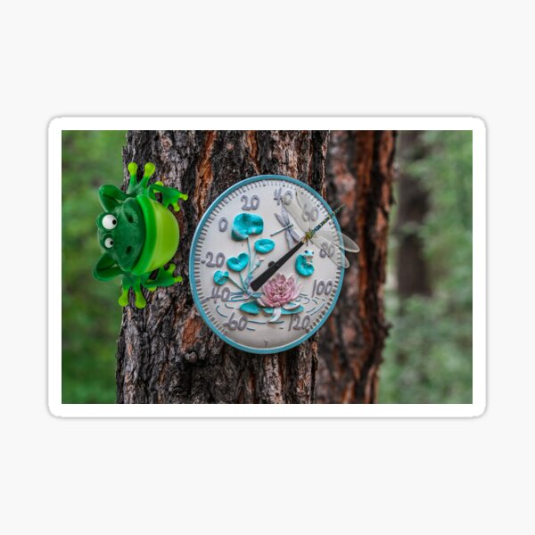 "68 Degrees" Sticker by BigRedCurlyGuy | Redbubble
