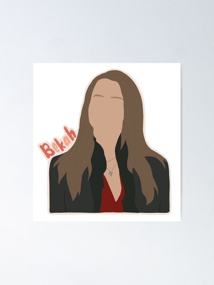 "Bekah" Poster for Sale by claysus | Redbubble