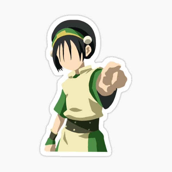 "Toph Beifong" Sticker for Sale by Bella-yeehaw | Redbubble