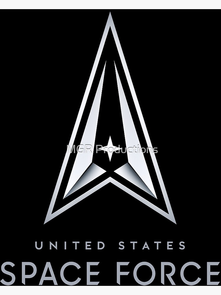 "US Space Force Logo for Dark Colors" Poster by Quatrosales | Redbubble