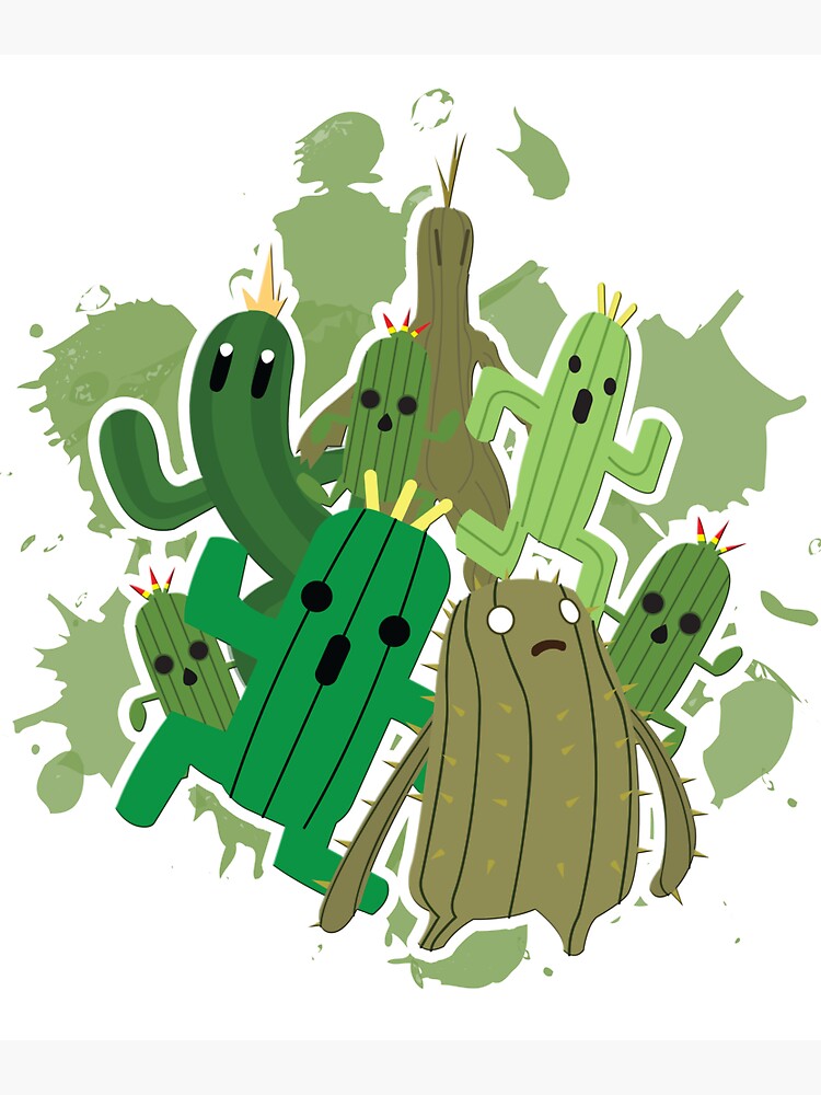 "Cactuar" Art Print by Berri-Blossom | Redbubble