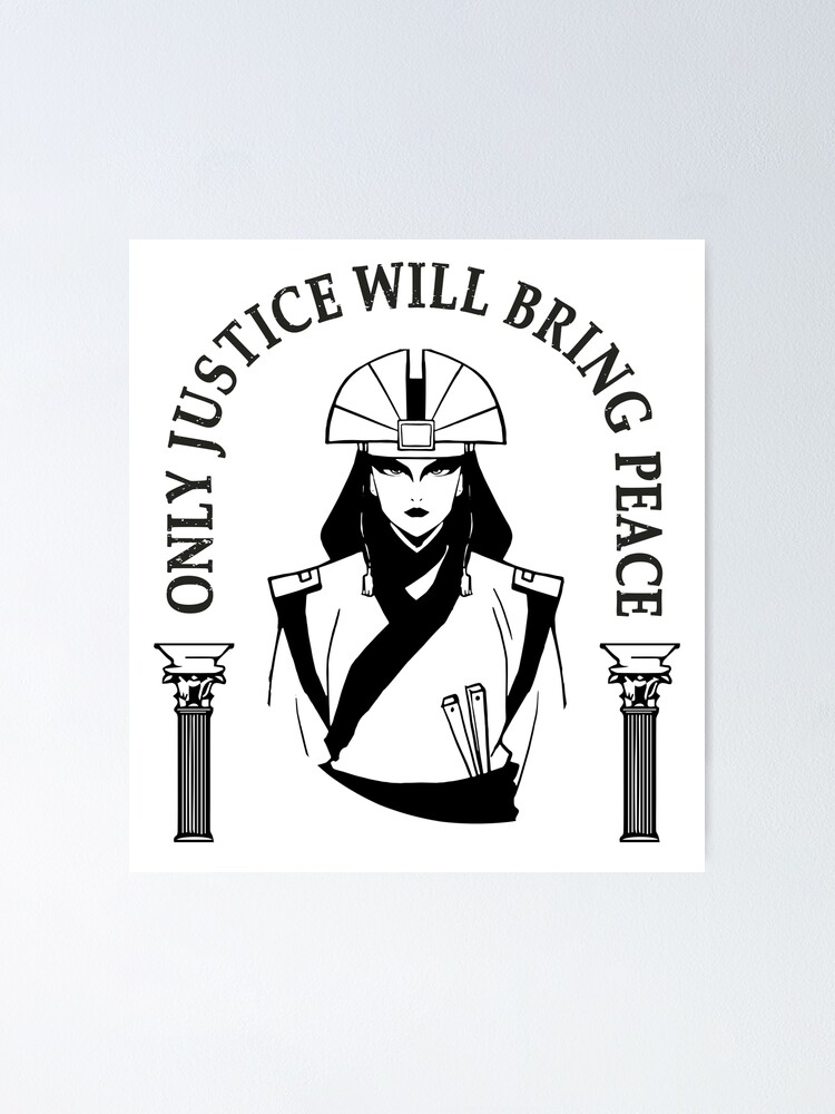 "Only Justice Will Bring Peace - Kyoshi Avatar" Poster by silverhexagon ...