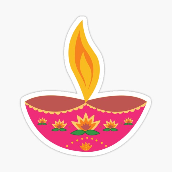 "Diwali Diya | Festival of Lights " Sticker for Sale by creathology ...