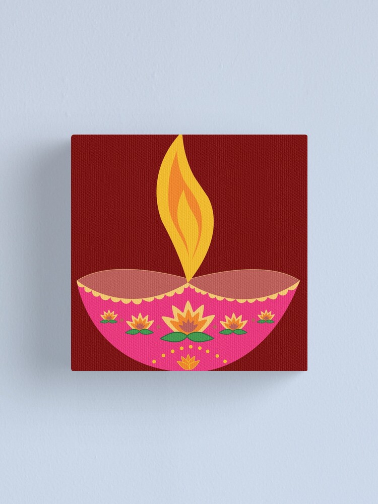 "Diwali Diya | Festival of Lights " Canvas Print for Sale by ...