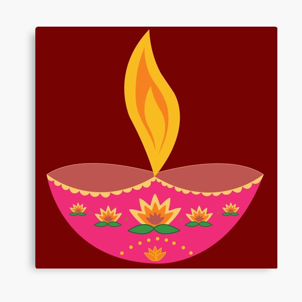 "Diwali Diya | Festival of Lights " Canvas Print for Sale by ...