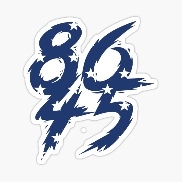 "Number 8645 " Sticker for Sale by Reduone | Redbubble