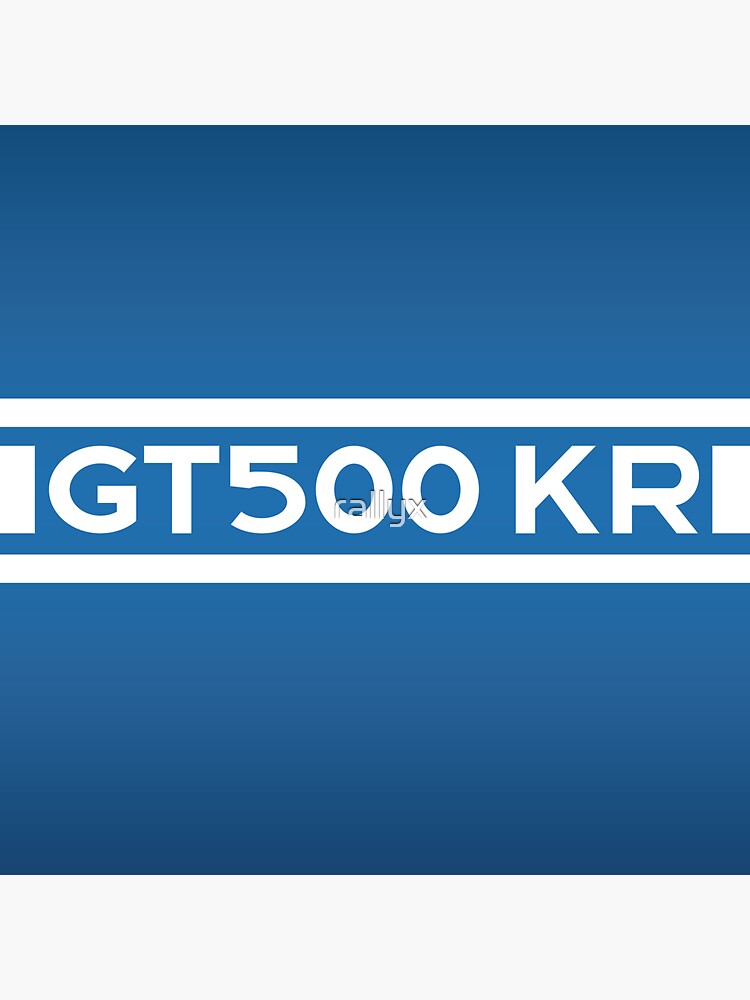 "1968 Ford Mustang Shelby GT500KR" Sticker for Sale by rallyx | Redbubble