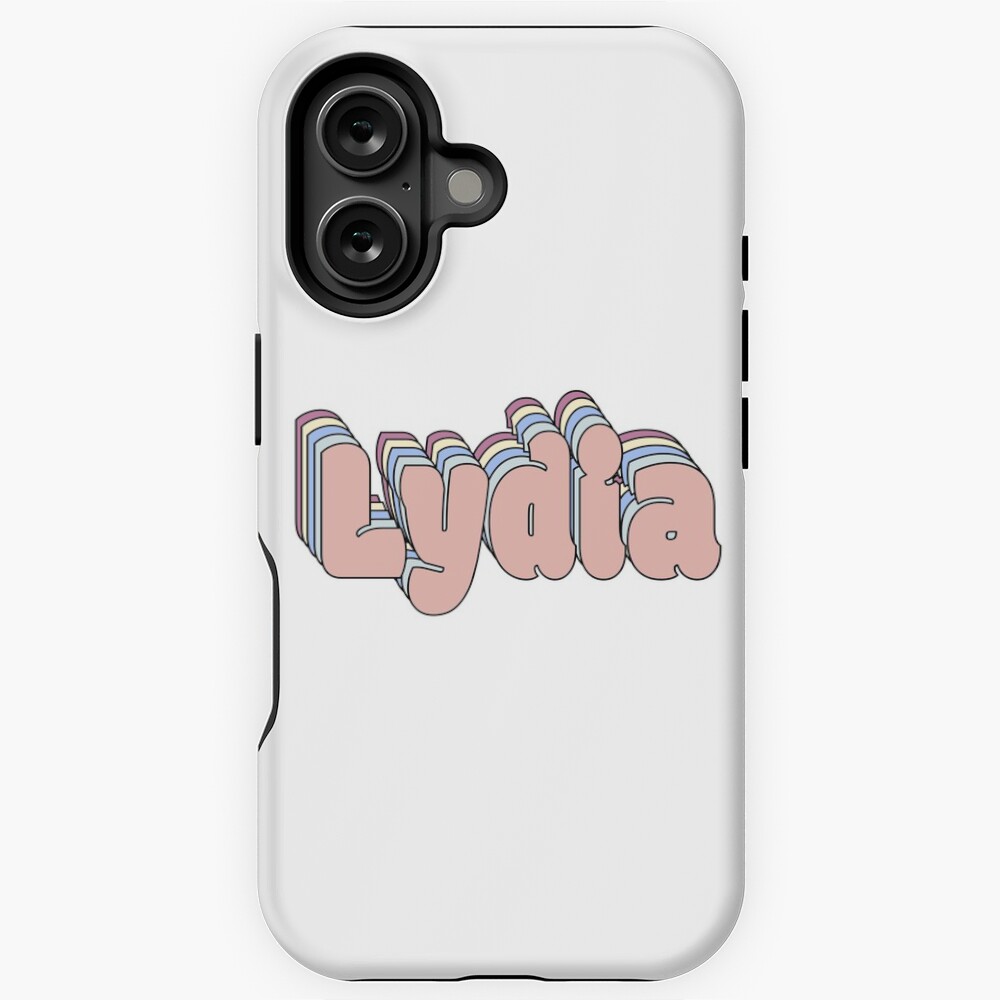 "Lydia Name " Sticker for Sale by ashleymanheim | Redbubble