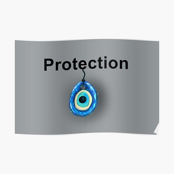 "Evil eye protection" Poster by ElsiArt | Redbubble