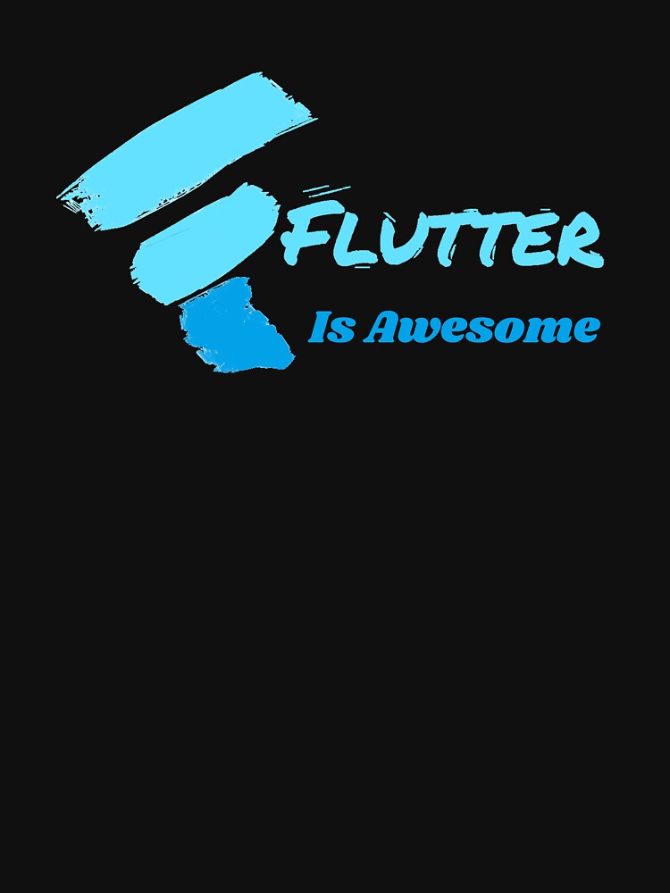 "Flutter Framework" Essential T-Shirt for Sale by Amusingo Merch ...