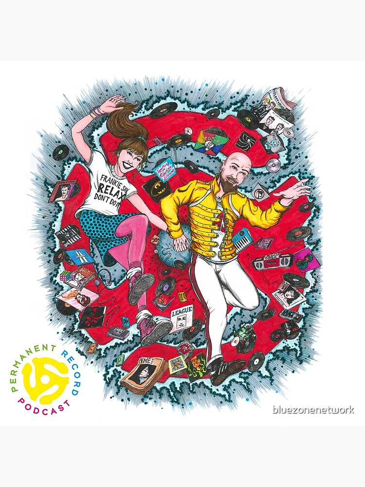 "Permanent Record Podcast (Color)" Poster for Sale by bluezonenetwork ...