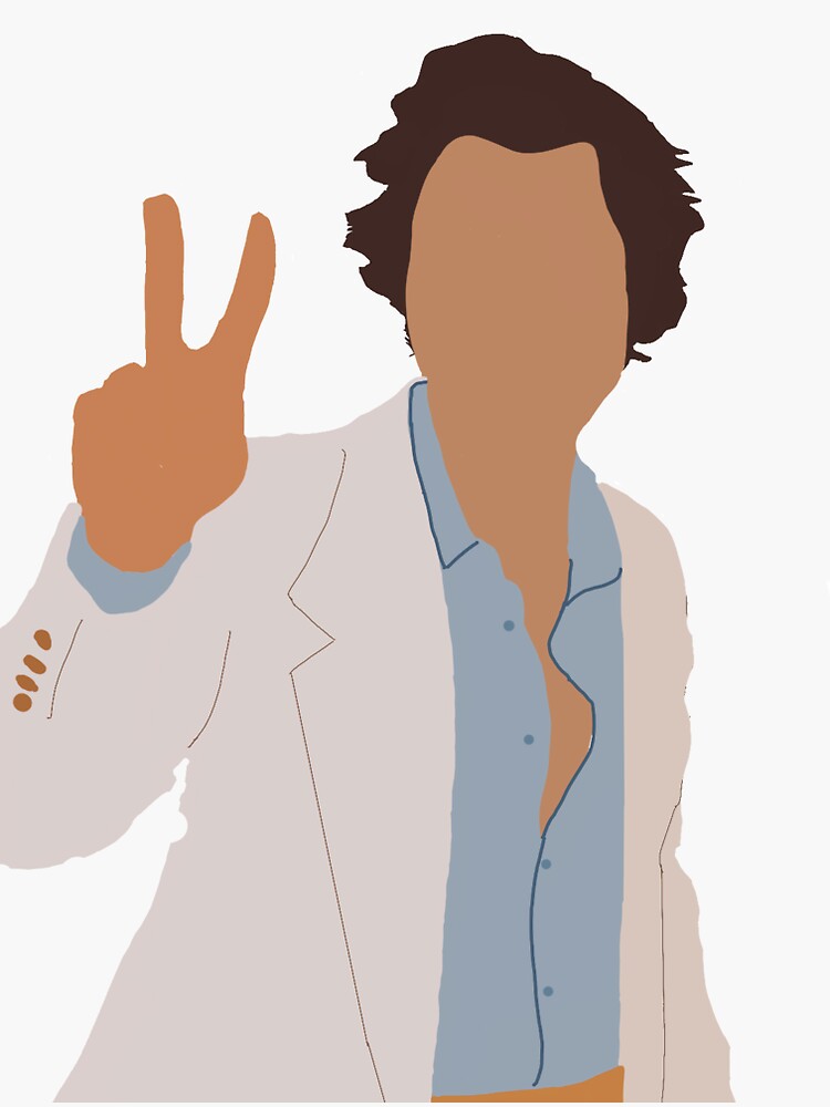 "Harry styles peace " Sticker for Sale by Aestheticpic | Redbubble