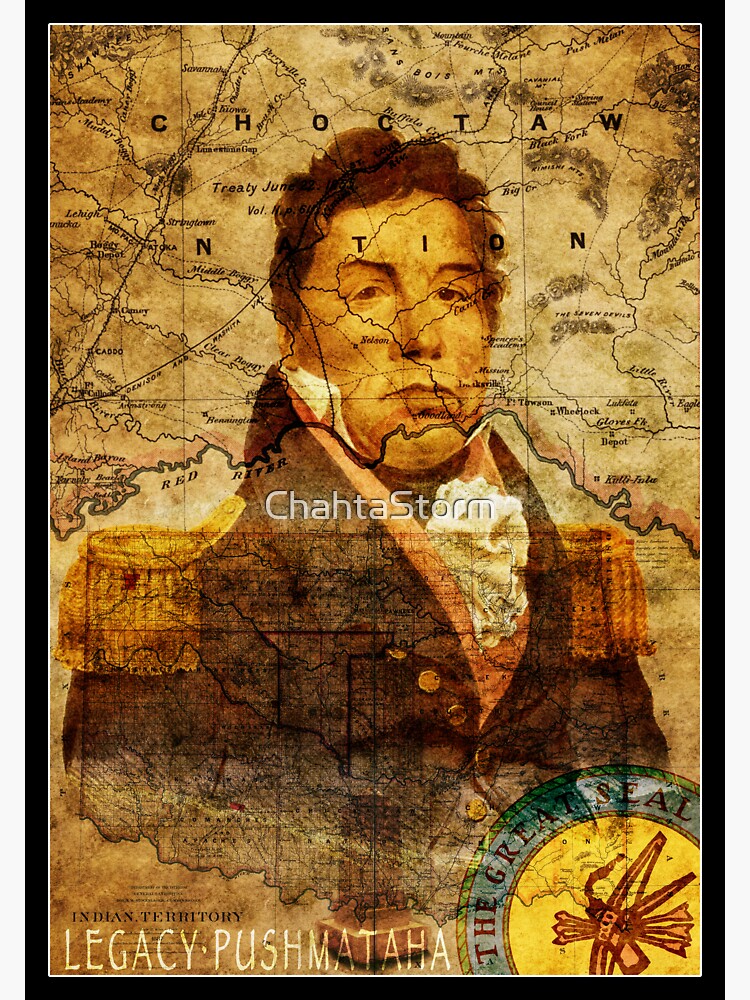 "Legacy • Pushmataha" Poster by ChahtaStorm | Redbubble