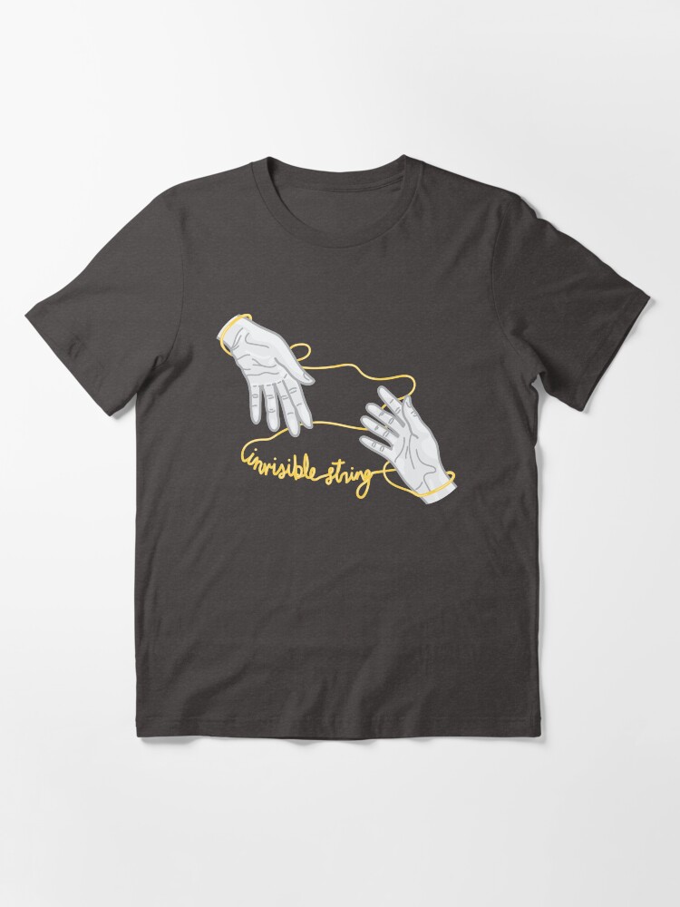 "Invisible String Lyric, "One single golden thread"" T-shirt for Sale ...