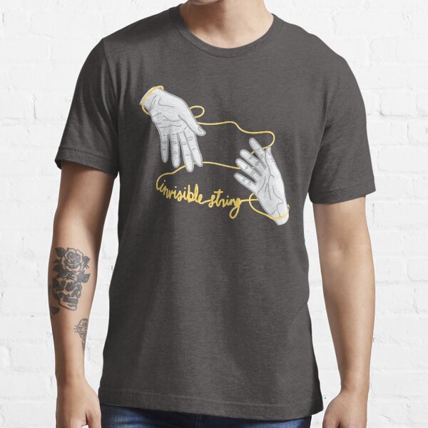 "Invisible String Lyric, "One single golden thread"" T-shirt for Sale ...