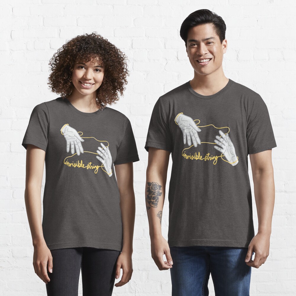 "Invisible String Lyric, "One single golden thread"" T-shirt for Sale ...