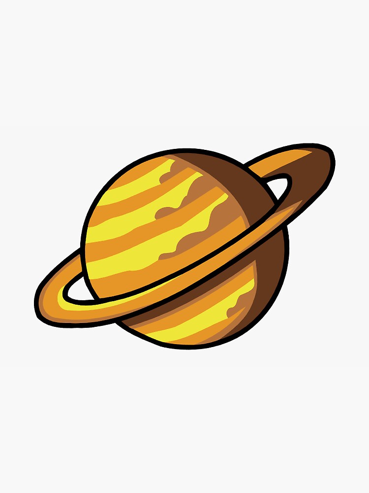 "Saturn Animated Sticker " Sticker by JupiterDesigns | Redbubble