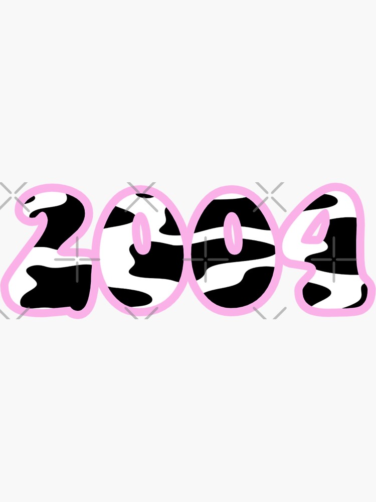 "2004" Sticker for Sale by Liiiiiiiiv | Redbubble