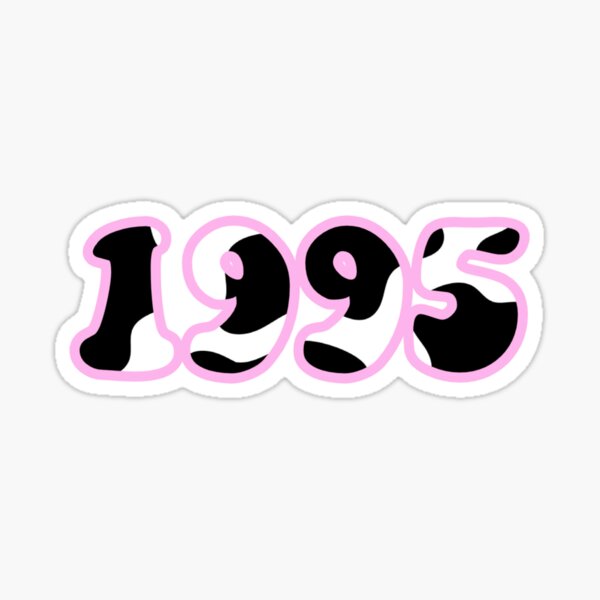 "1995" Sticker for Sale by Liiiiiiiiv | Redbubble