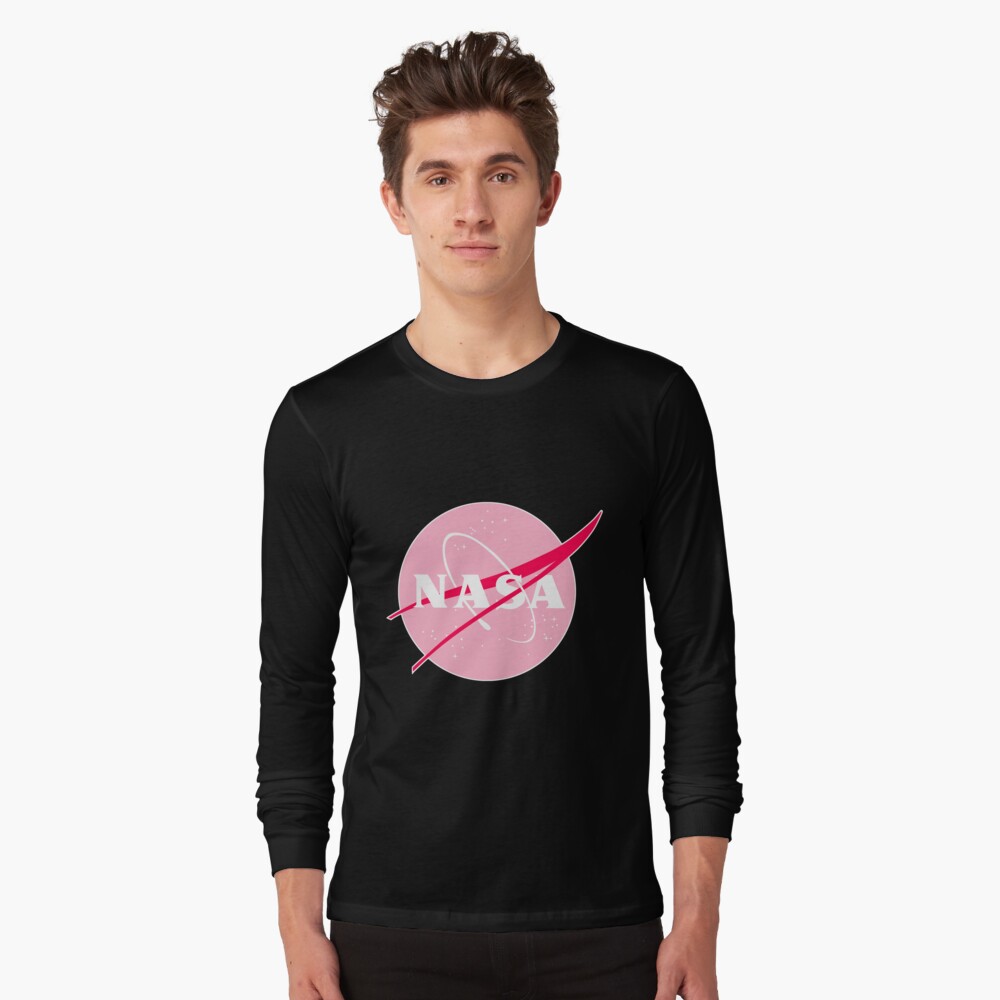 "Pastel Nasa Logo - Pink" Sticker for Sale by Owlhana | Redbubble