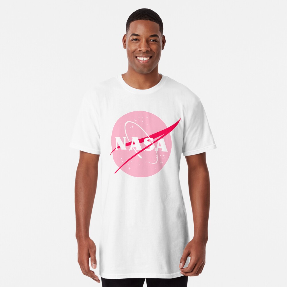 "Pastel Nasa Logo - Pink" Sticker for Sale by Owlhana | Redbubble