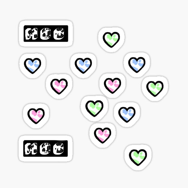 "Cow print sticker pack" Sticker for Sale by KelseyDesigns | Redbubble