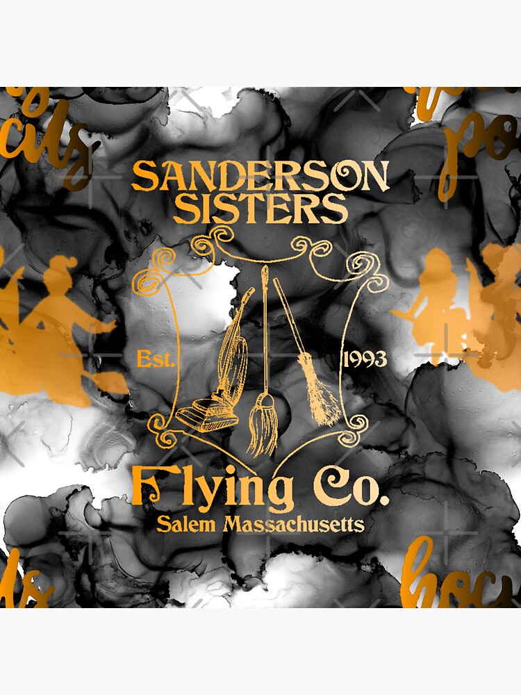 "Sanderson Sisters Flying Company" Sticker for Sale by Disney1955Fan ...
