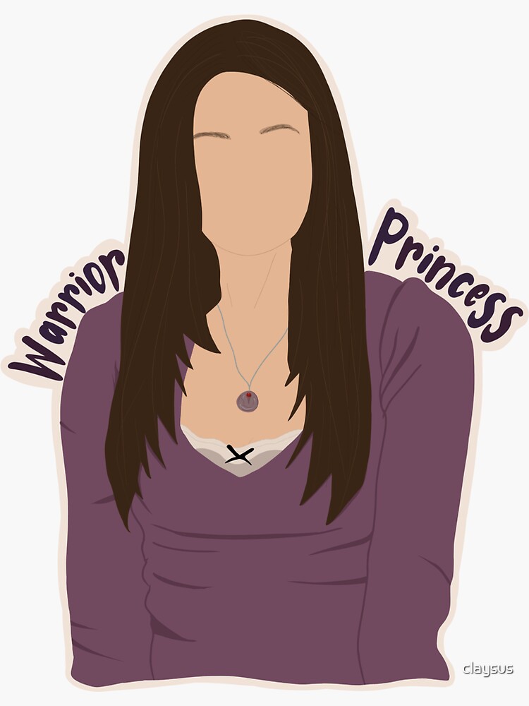 "Warrior Princess" Sticker by claysus | Redbubble